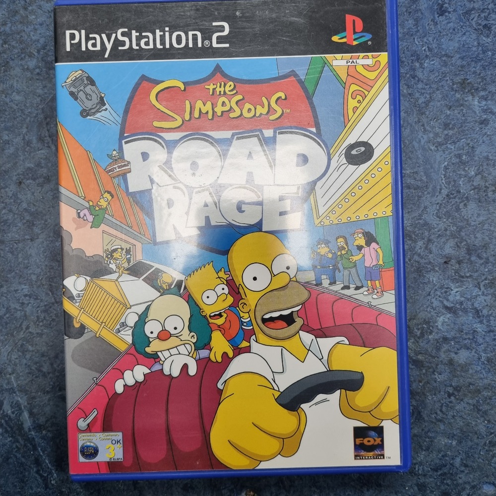 Sony Playstation 2 Simpsons Road Rage Ps2 Own4less